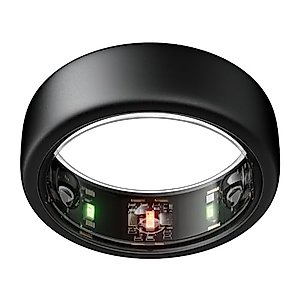 Oura Ring Gen3 Horizon - Stealth - Size 12 - Smart Ring - Size First with Oura Ring Gen3 Sizing Kit - Sleep Tracking Wearable - Heart Rate - Fitness Tracker - 5-7 Days Battery Life