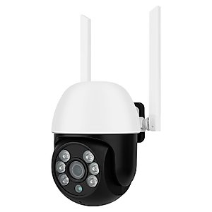 Funxwe Smart Security WiFi PTZ IP Camera Wireless 1080P HD Color Night Vision Spotlight Two Way Audio, AI Motion Detection Home Surveillance for Baby Pet Dog Monitor