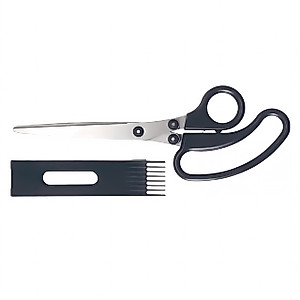 Sunstar Stationery S3711455 7-Blade Shredder Scissors, 7.9 inches (200 mm), Black