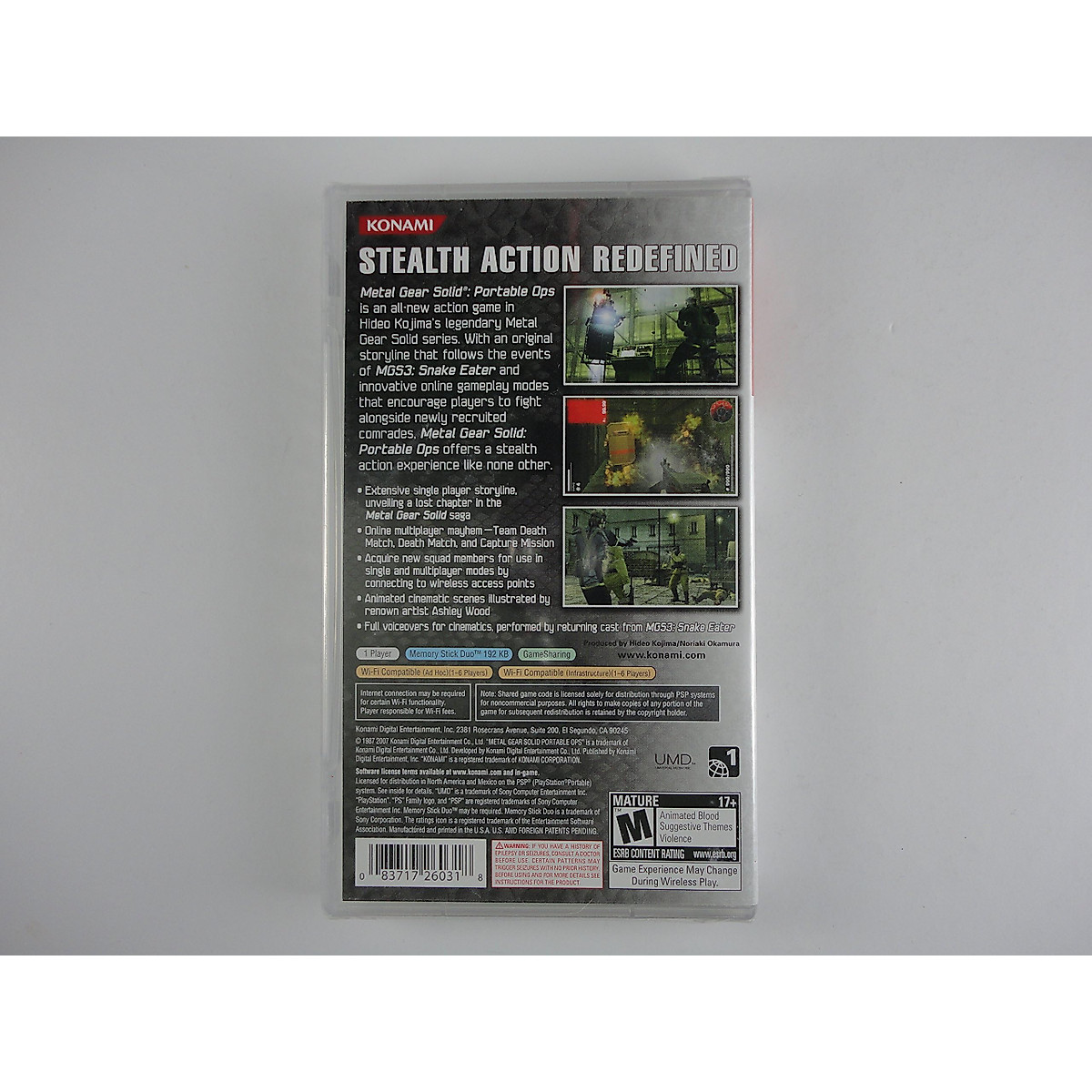 Metal Gear Solid Portable Ops - Sony PSP