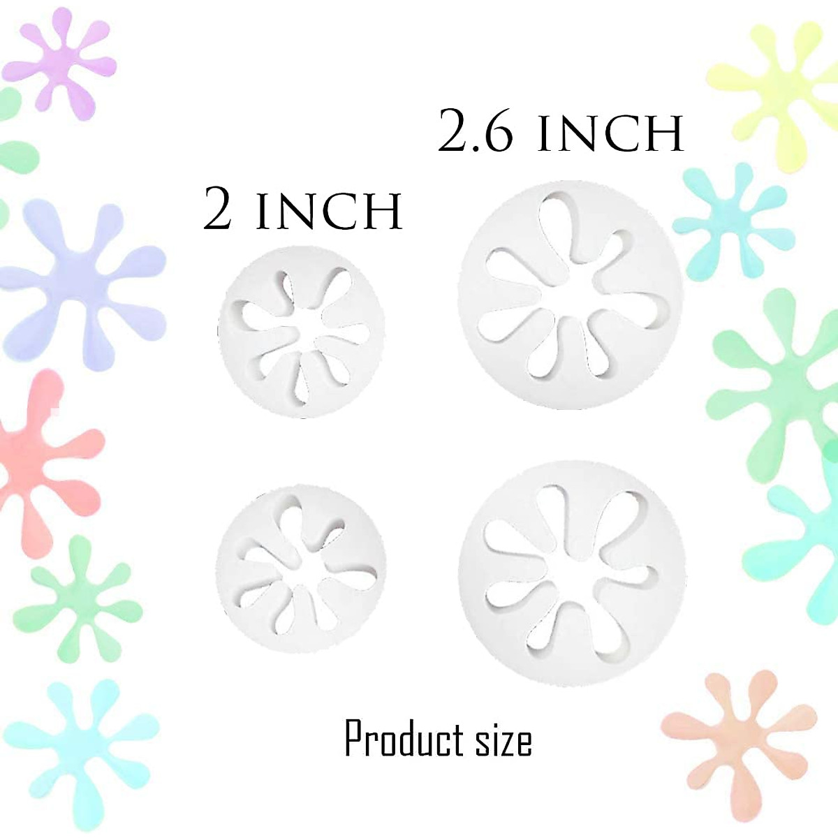 4 PCS Slime Cake Mold Slime Birthday Cake Decorations Slime Theme Party Supplies Slime Queen Cake Topper for Art Theme Party