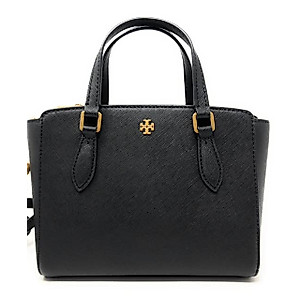 Tory Burch Emerson Mini Top Zip Tote Crossbody Bag - Black