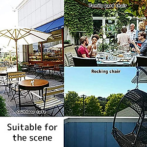 Double Oversized Papasan, Egg Chair Cushion Double Papasan Chair Cushion, Comfortable Chair Pad Egg Chair Cushion Hanging Chair Seat Cushion for Garden Furniture,Blue,67476in