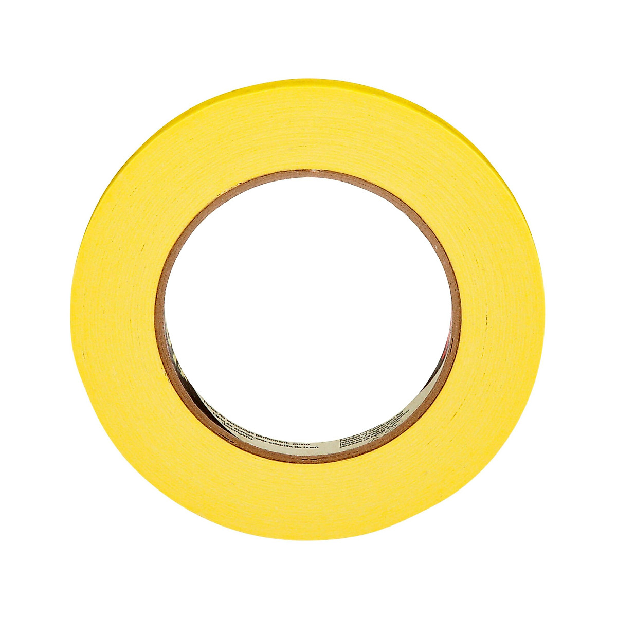 3M 301+12 301+ Yellow Masking or Painter's Tape, 12 mm Width