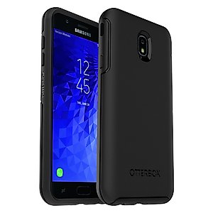 OtterBox SYMMETRY SERIES Case for Samsung Galaxy J7 2nd Gen/J7 V 2nd Gen/J7 Refine - Retail Packaging - BLACK