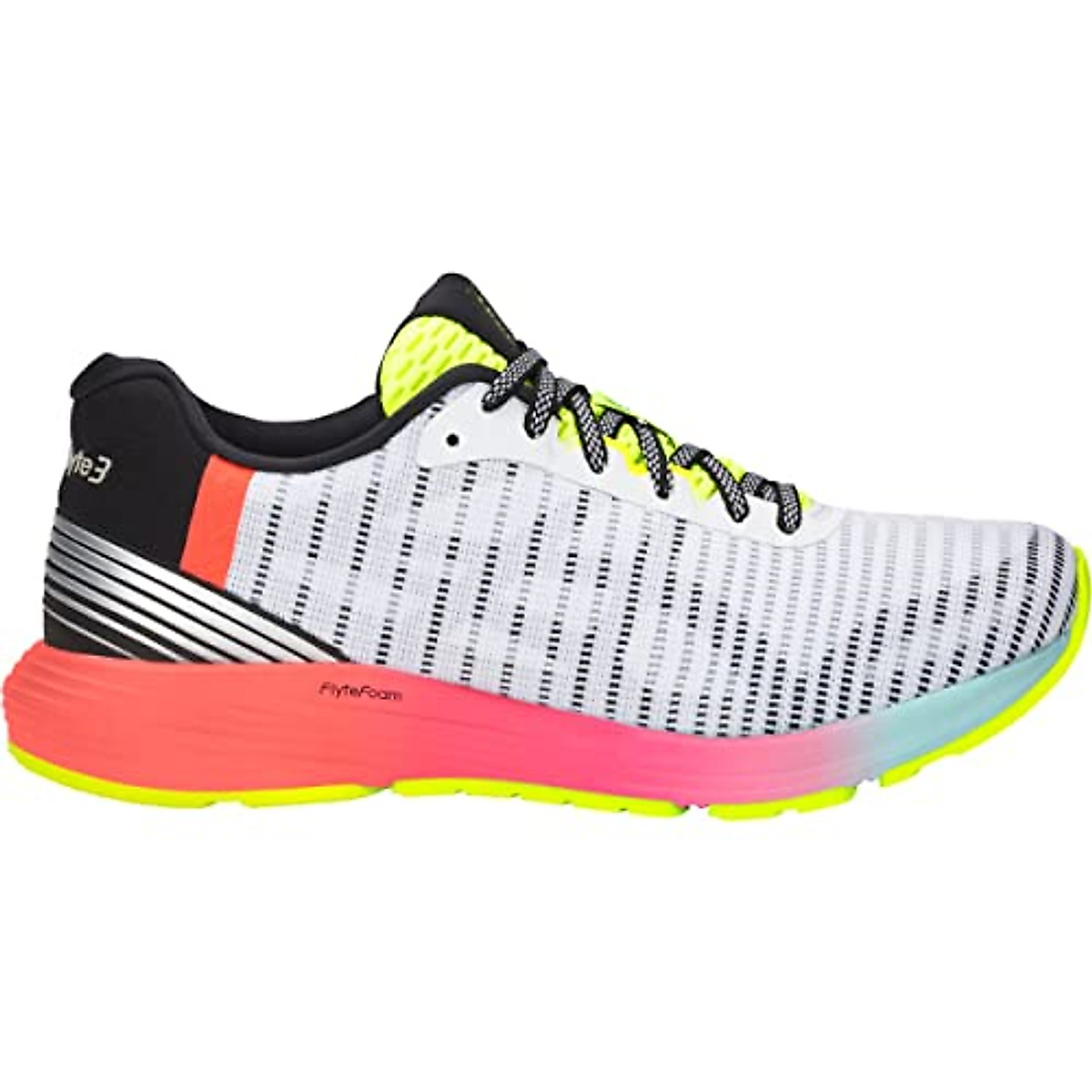 ASICS Women's Dynaflyte 3 SP Running Shoes, 10, White/Black