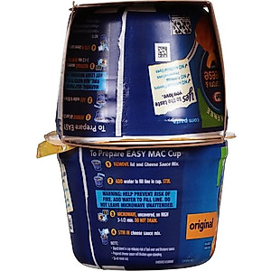 Kraft Gluten Free Original Mac & Cheese Macaroni and Cheese Dinner, 1.9 oz Cups (Pack of 4)