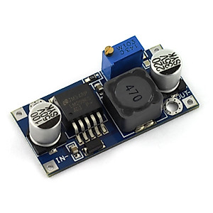 DZS Elec 2PCS LM2596 DC-DC Step Down Variable Volt Regulator Input 3.2V-40V Output 1.25V-35V Adjustable Buck Converter Electronic Voltage Stabilizer Power Supply Module