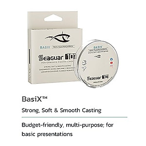 Seaguar 101 Basix 100% Fluorocarbon Fishing Line, 200Yds, 15Lbs Line/Weight, Clear - 15BSX200