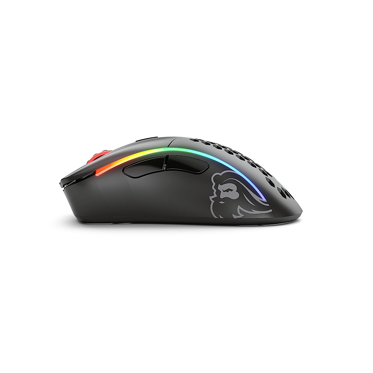 Glorious Model D Wireless Gaming Mouse - 69g Superlight, Lag Free 2.4Ghz Wireless, Up to 71 Hour Battery, RGB, BAMF Sensor, Ergonomic, 6 Buttons - Matte Black