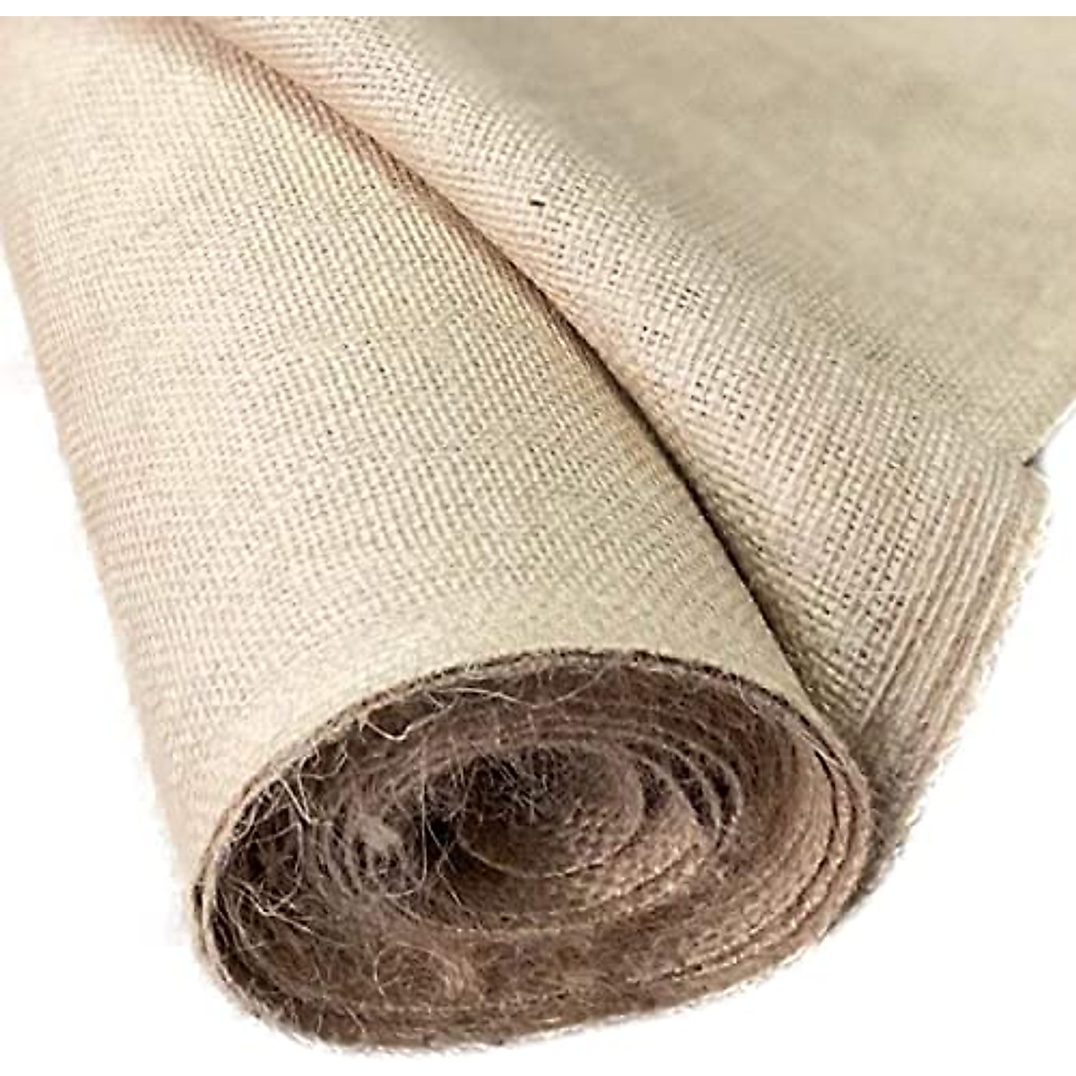 Woolsacks Burlap Fabric by The Yard | 40" Wide x 5 Yard Long | Natural Jute Burlap Fabric 5 Yards
