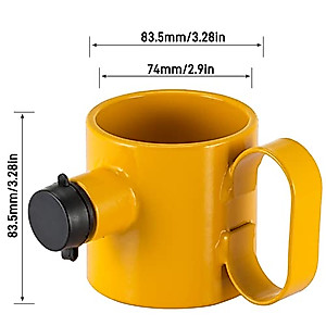 BOYISEN 5th Wheel King Pin Lock Solid Steel Anti Theft for RVs, Container Trailers and Campers with Handles Warning Tag