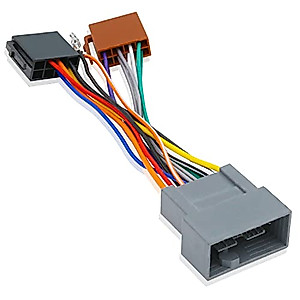 Fiegromech ISO Car Stereo Radio Wiring Harness Cable Replacement for Honda CRV Civic FIT Jazz Odyssey Acura Radio Harness Adapter