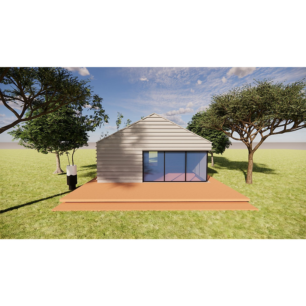 Zethan-C-1600sq.ft. from Compact to Spacious, Cozy to Luxurious: 400 sq.ft. Small Houses, 900 sq.ft. Two-bedrooms, or 1600 sq.ft. Three-bedrooms. Built Steel, Your Dream Home is Ready in 3 to 15 Days.