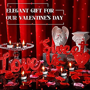 Valentines Table Decor Love is Sweet Wooden Letters with Heart Wood Sign for Valentines Day Table Centerpiece Valentines Day Party Wedding Shower Bridal Photo Props Dessert