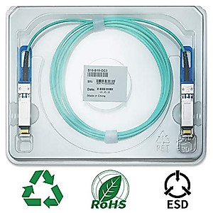 10G SFP+ AOC Cable - 10GBASE Active Optical SFP Cable for Cisco SFP-10G-AOC-7M, Ubiquiti, D-Link, Supermicro, Netgear, Mikrotik, ZTE Devices 7-Meter