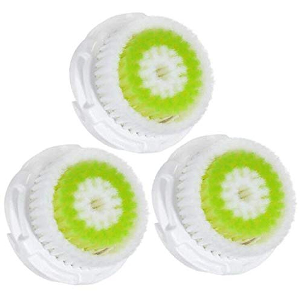 Facial Cleansing Brush Heads,Face Brush Head Replacements Compatible with Clarisonic Mia 1, Mia 2, Mia Fit, Alpha Fit, Smart Profile Uplift,Deep Pore and Sensitive（6 Pack）