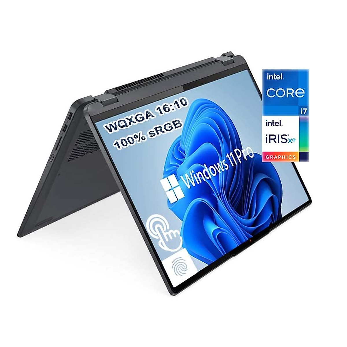Lenovo IdeaPad Flex 5 16" 2-in-1 Touchscreen Laptop, 10-Core i7-1255U, Win 11 Pro, 100% sRGB, 400nits, WQXGA (2560 x 1600) 16:10, Backlit KB, Wi-Fi 6, Thunderbolt 4, w/HDMI (16GB RAM | 1TB PCIe SSD)