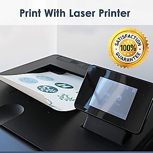 Hayes Paper, Waterslide Decal Paper LASER CLEAR 20 Sheets Premium Water-Slide Transfer Transparent Printable Water Slide Decals A4 Size