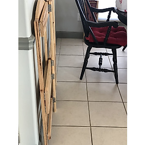 Foldable Kitchen Helper, Toddler Step Stool, Kitchen Helper Tower, Montessori Tower Learning, Adjustable/Collapsible/Folding Toddler Tower (Wax)