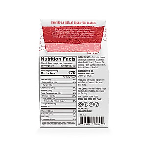 Lakanto Sugar Free Chocolate Truffles - Sweetened with Monk Fruit, Keto Diet Friendly, Vegan, 1 Net Carb, Creamy, Smooth, Delicious (Original - Pack of 1)