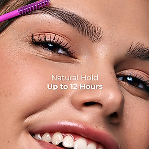 LAMEL Liquid Brow Soap - Transparent Eyebrow Setting Gel - Waterproof & Sweat-Proof Brow Mascara - Styling for Feathered & Fluffy Brows Makeup - 401-4,5ml / 0.15oz