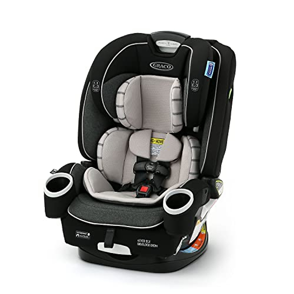 Graco 4Ever DLX SnugLock Grow 4-in-1 Car Seat | 10 Years of Use with 1 Car Seat, Featuring Easy Installation and Expandable Backrest (Maison)