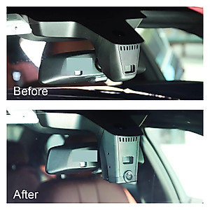 Fitcamx Dash Cam 4K Dashcam Camera,Car DVR Compatible with BMW 5 Series,6 Series GT,7 Series,G30 G31 G32 G11 2018 to 2023, (Color : Black, Size : 4K Front Cam 64GB)