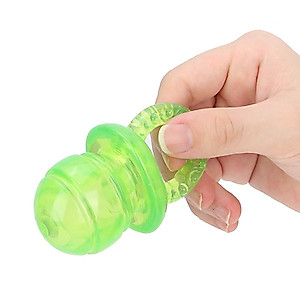 Estink Pet Dog Chew Toy, 5PCS / Set Pacifier Shaped Pet Dogs Teether Teething Sounding Interactive Chew Toy Teeth Cleaning Interactive Training Play Toy for Pet Puppy Dog Supplies (Green)