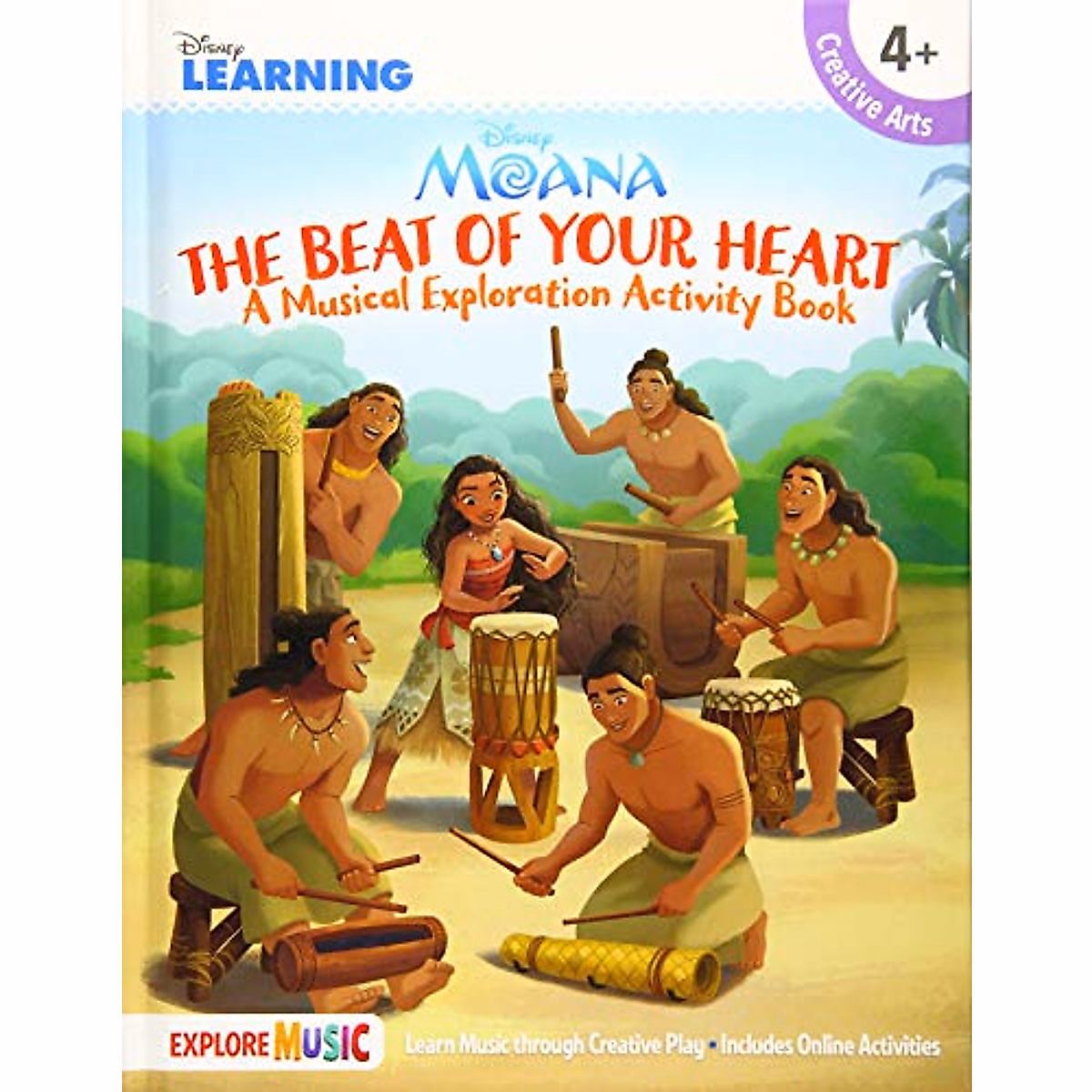 Moana - The Beat of Your Heart: A Musical Exploration Activity Book Disney Learning (Disney Moana)