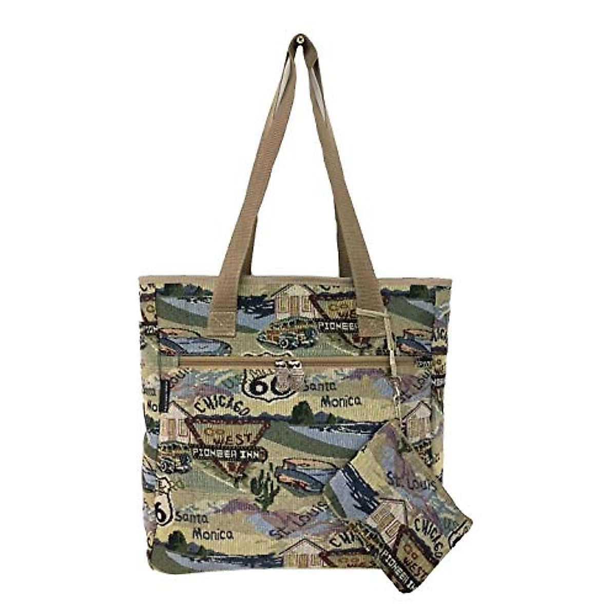 Route 66 Tapestry Tote Bag - T3218A#66