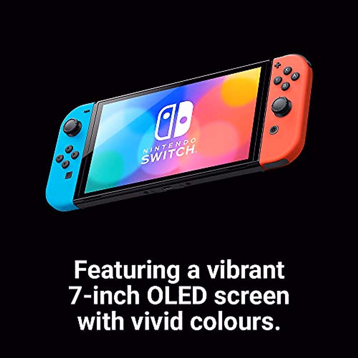 Nintendo Switch (OLED Model) - Neon Blue/Neon Red (European Version)