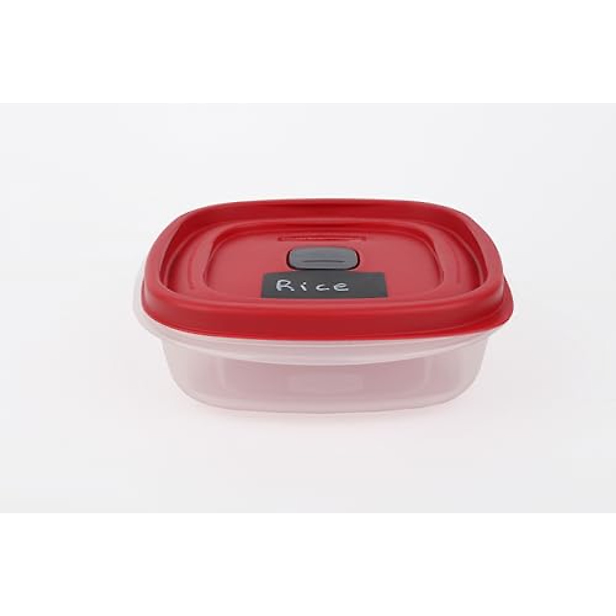 Utensilux Rubbermaid Food Storage Containers, 1.25 Cup Food Storage Containers, 9 Peice Set, Easy Find Lids, 4 Containers, 4 Lids Chalk Pen And Chalk Labels
