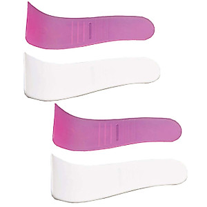 30Pcs Hair Wax Cleansing Spatulas Mask Scraper Plastic Makeup Sticks Depilatory Creams Hair Waxing Removal Beauty Tools (White and Pink)