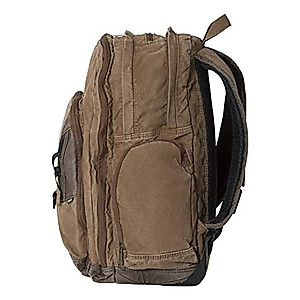 DRI Duck 1039 Traveler Carry-on Canvas Hiking Daypack Backpack 32L (Field Khaki/Tobacco)