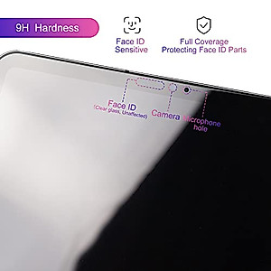 Darno 2-Pack No Notch Full Coverage Screen Protector For iPad Pro 12.9 inch 6th/5th/4th/3rd Generation, Microphone Hole Only, HD Tempered Glass With Alignment Frame(2022/2021/2020/2018)