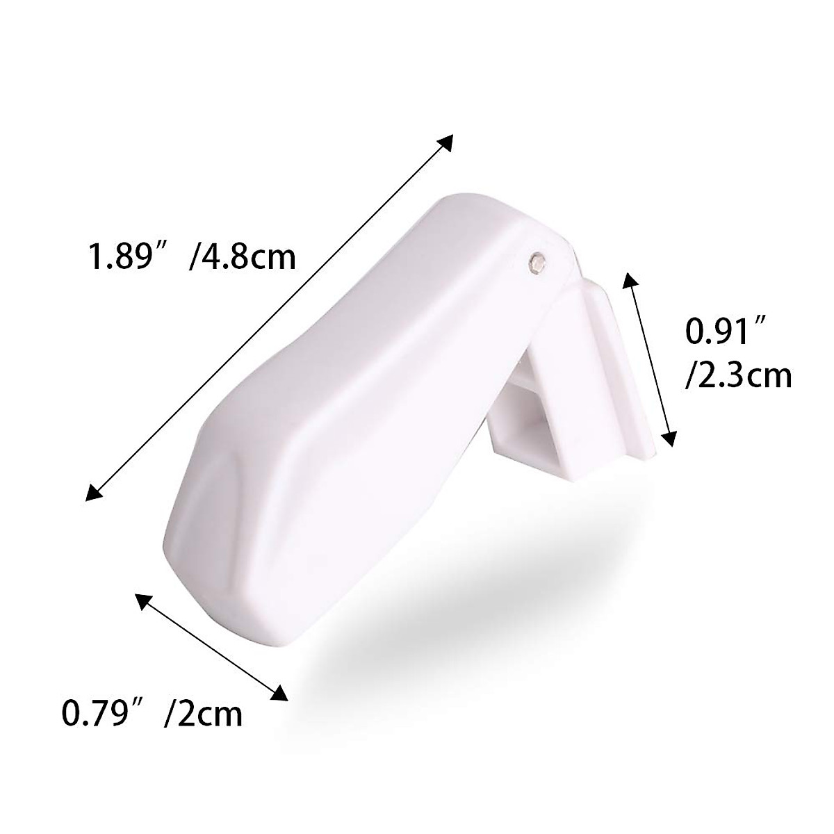 EUDEMON Plastic 8 Pack Kids Proofing Safety Drawer Stoppers Baby Safety Child Proofing Drawer Pinch Guards Easy to Install no Tools Need or Drill (White)