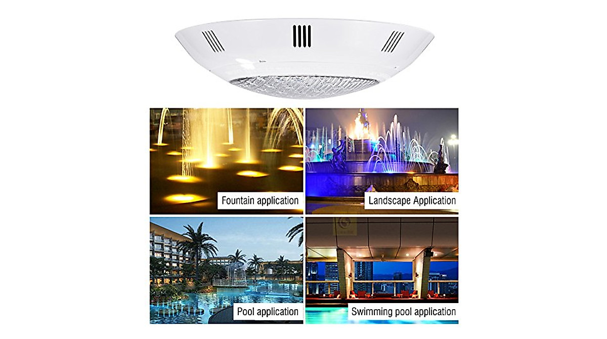 RGB Waterproof Pool Light with Remote - 360 LEDs for Gardens & More