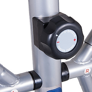 Body Champ Magnetic Cardio Dual Trainer - Elliptical and Upright Exercise Bike BRM2720