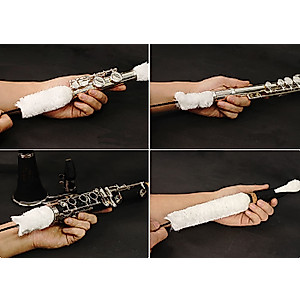 Y-Axis 10 Pcs Flute Cotton Cleaning Brush Kit