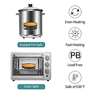 CGGYYZ Nonstick Springform Pan Set of 4, 4" 7" 9" 10" Cheesecake Pans Removable Bottom Set, Round Cake Pans Sets for Baking Leakproof Cake mold for Baking Enthusiast