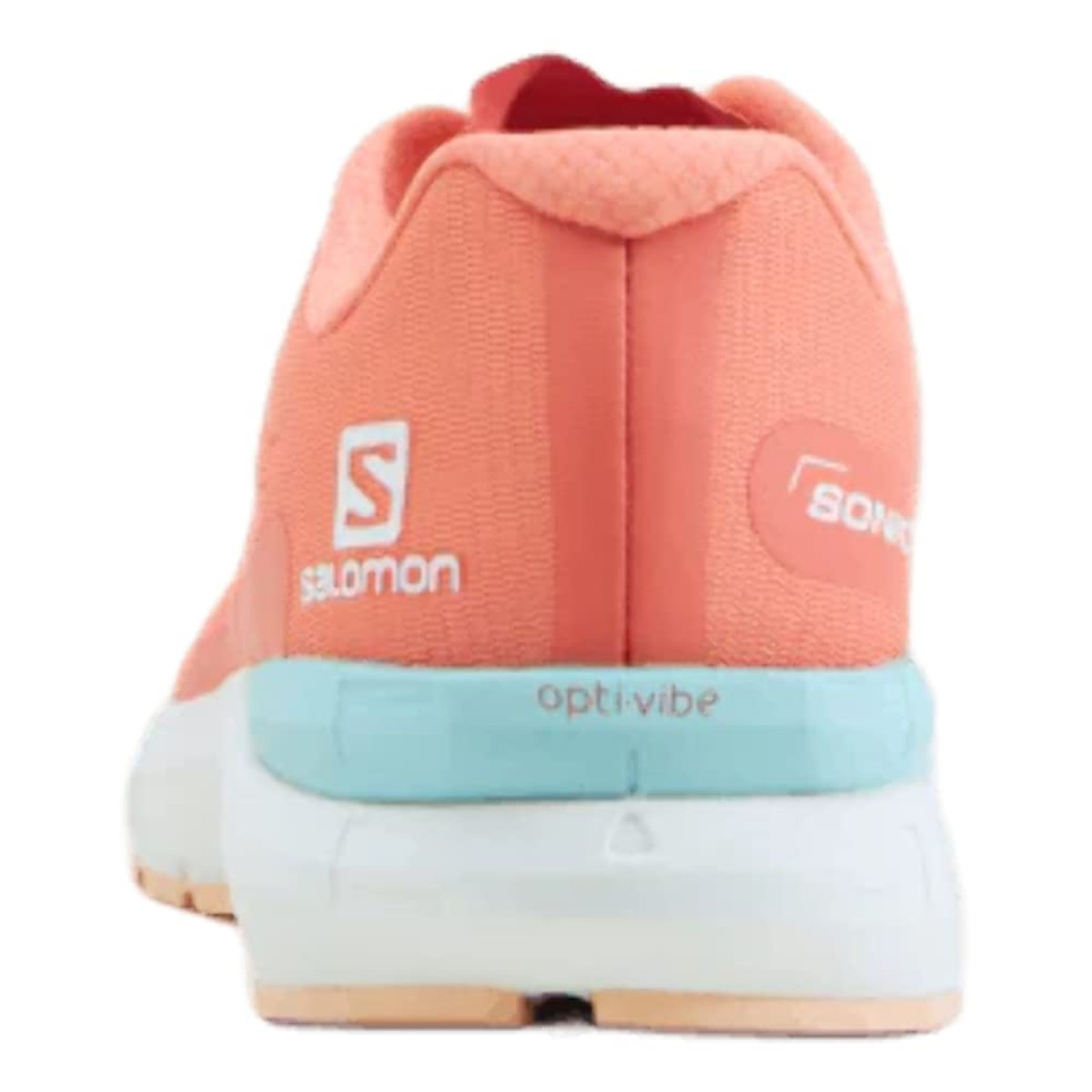 Salomon Sonic 4 Balance Running Shoes for Women, Persimon/White/Almond Cream, 10