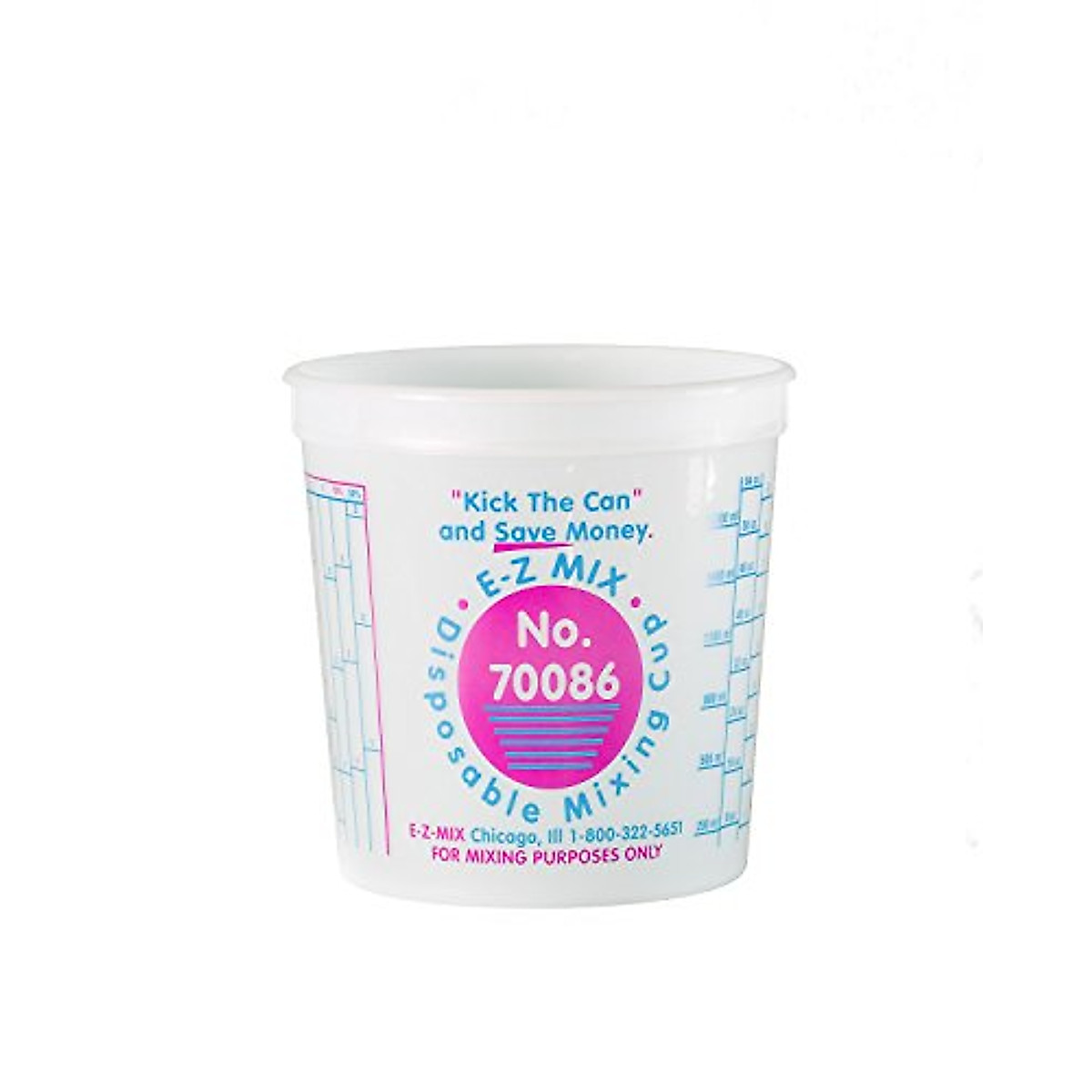 E-Z Mix 70086 2 1/2 Quart Cup, 25 Pack