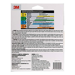 3M Super Flexible Sanding Sheets, 31851, 400 Grit, 3.4 in x 5.5 in, 3 Sheets Per Pack