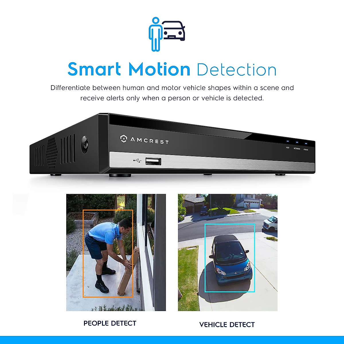 Amcrest 5MP UltraHD 8 Channel DVR Security Camera System Recorder, 5MP Security DVR for Analog Security Cameras, Remote Smartphone Access, Pre-Installed 3TB Hard Drive (AMDV5M8-3TB)