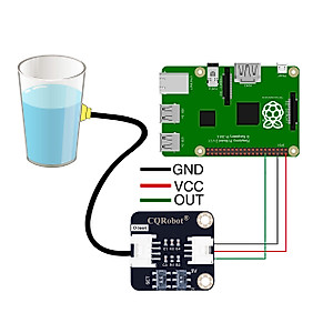 CQRobot Ocean: Non-Contact Water/Liquid Level Sensor Compatible with Arduino, Raspberry Pi and Other Motherboards. for Industrial Production, Aquarium, Chemical Liquid, Agriculture, Gardening, etc.