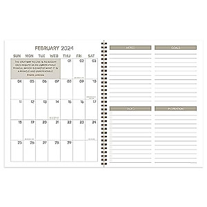 TF PUBLISHING 2024 Hunter’s Lodge Plaid Large Weekly Monthly Planner | Life Planner with 2 Page Spreads | 12 Month Calendar and Planning Prompts | Planner for School or Work | 9"x11"