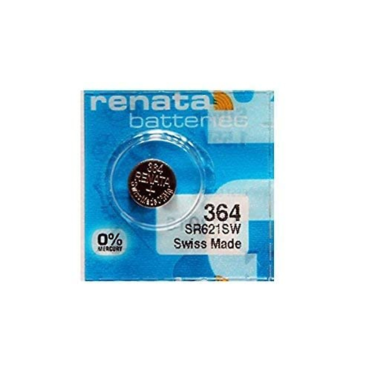 Renata Batteries 364 Silver Oxide Battery (5 Pack)