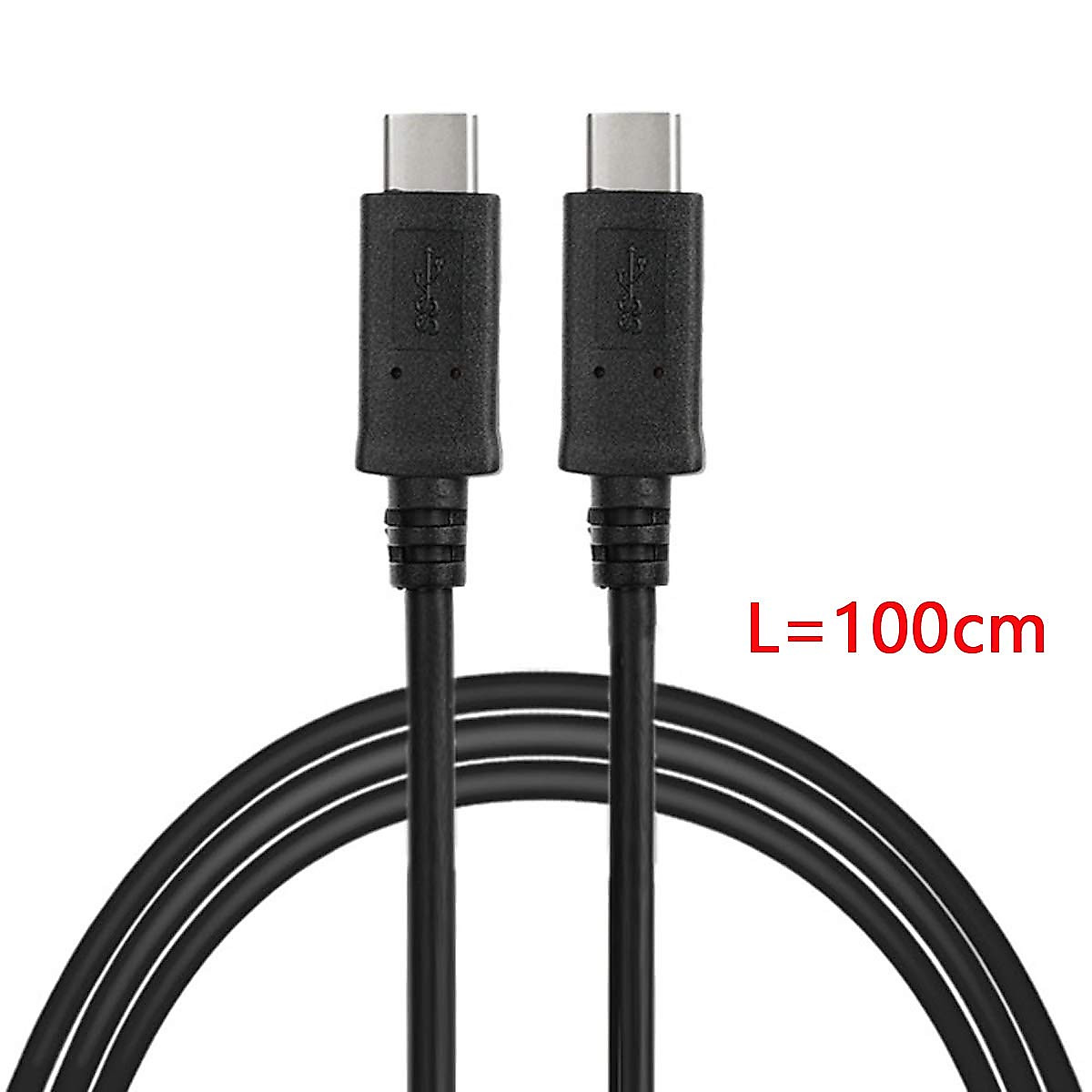 cablecc Reversible Design USB 3.0 3.1 Type C Male Connector to Male Data Cable for Tablet &Mobile Phone & Hard Disk Drive