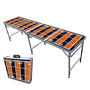 8-Foot Professional Beer Pong Table - Chicago Football Field